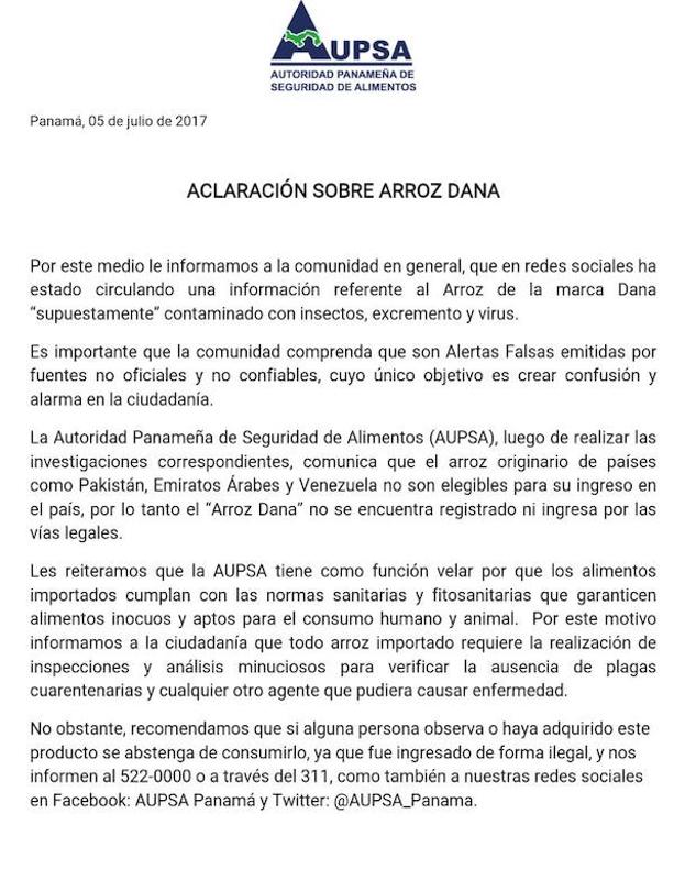 Arroz Dana | El bulo del arroz infectado con un virus de Pakistán que ...